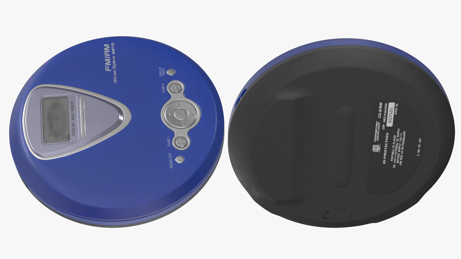 Vintage Portable CD Player 3D Model - TurboSquid 2325141