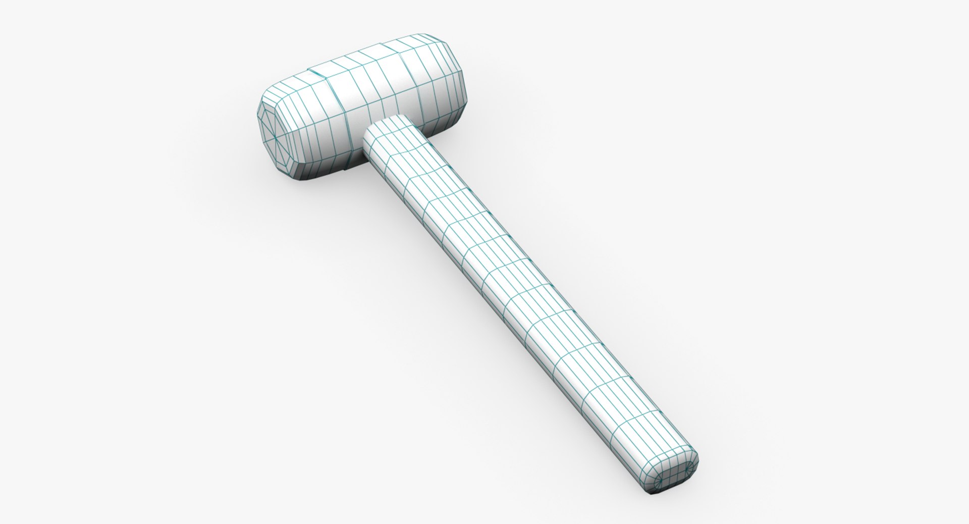 Soft Plastic Hammer 3d Model