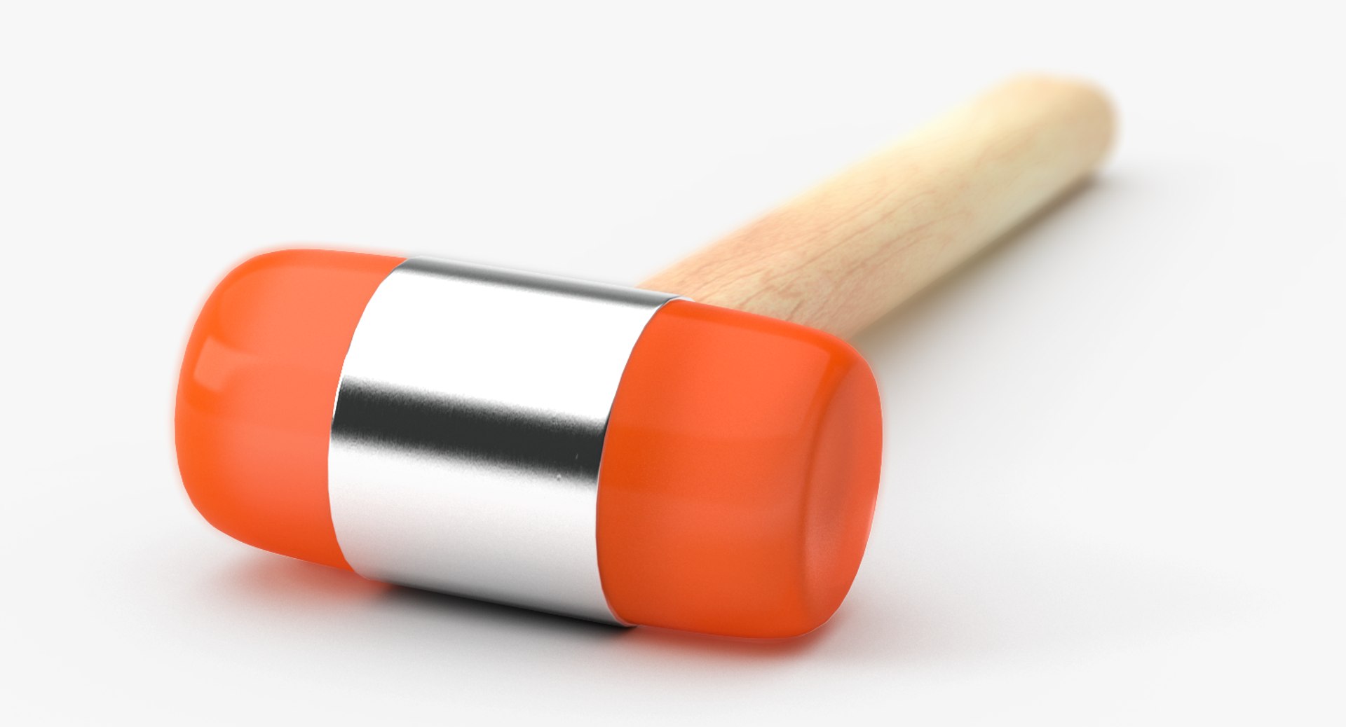 Soft Plastic Hammer 3d Model