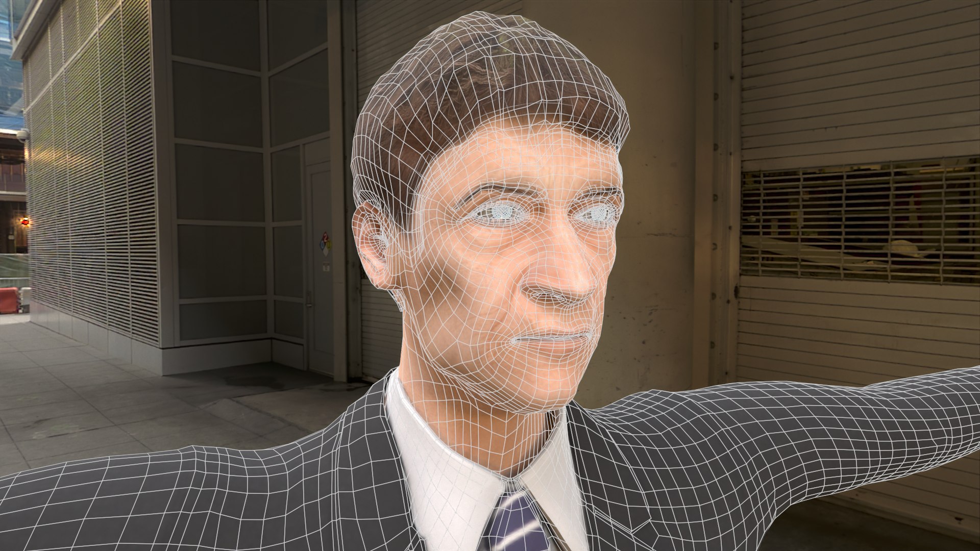 3D Old Classic Man Low Poly Model - TurboSquid 1808930