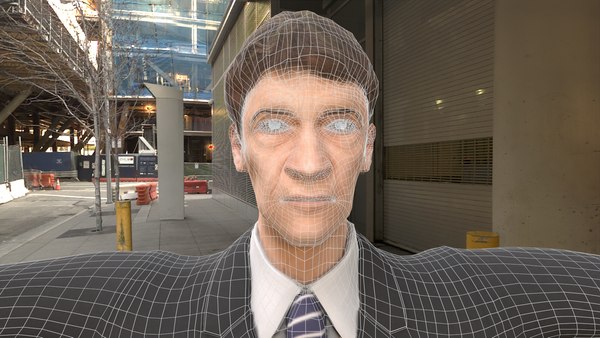 3D Old Classic Man Low Poly model - TurboSquid 1808930