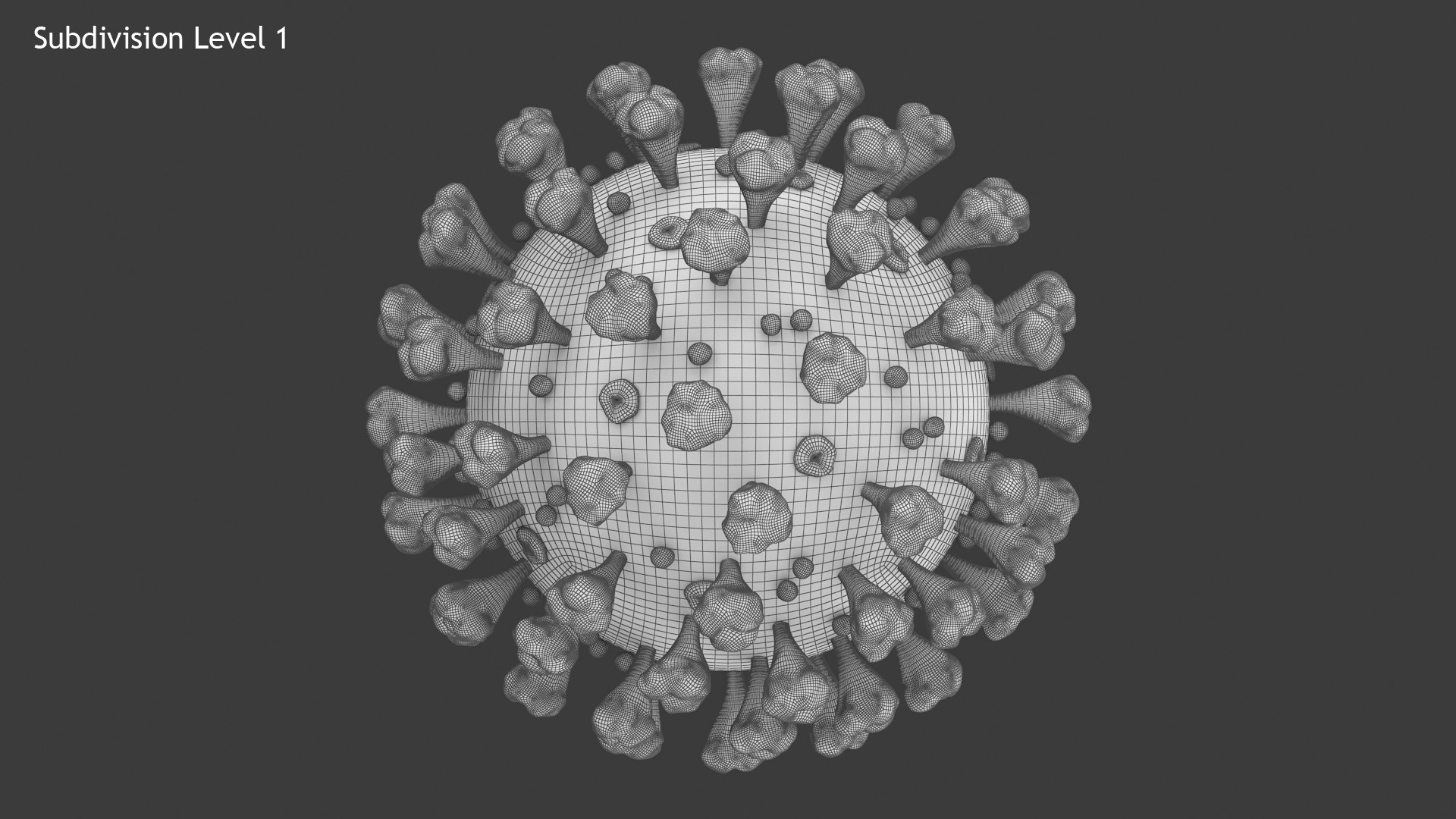 3D Model Coronavirus V2 Cross Section - TurboSquid 1529014