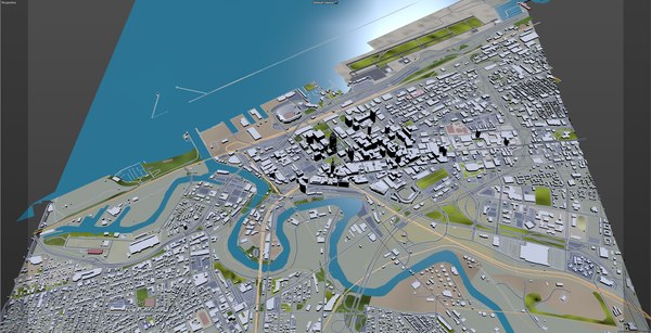 Cleveland Downtown Ohio USA 3D model - TurboSquid 1988748