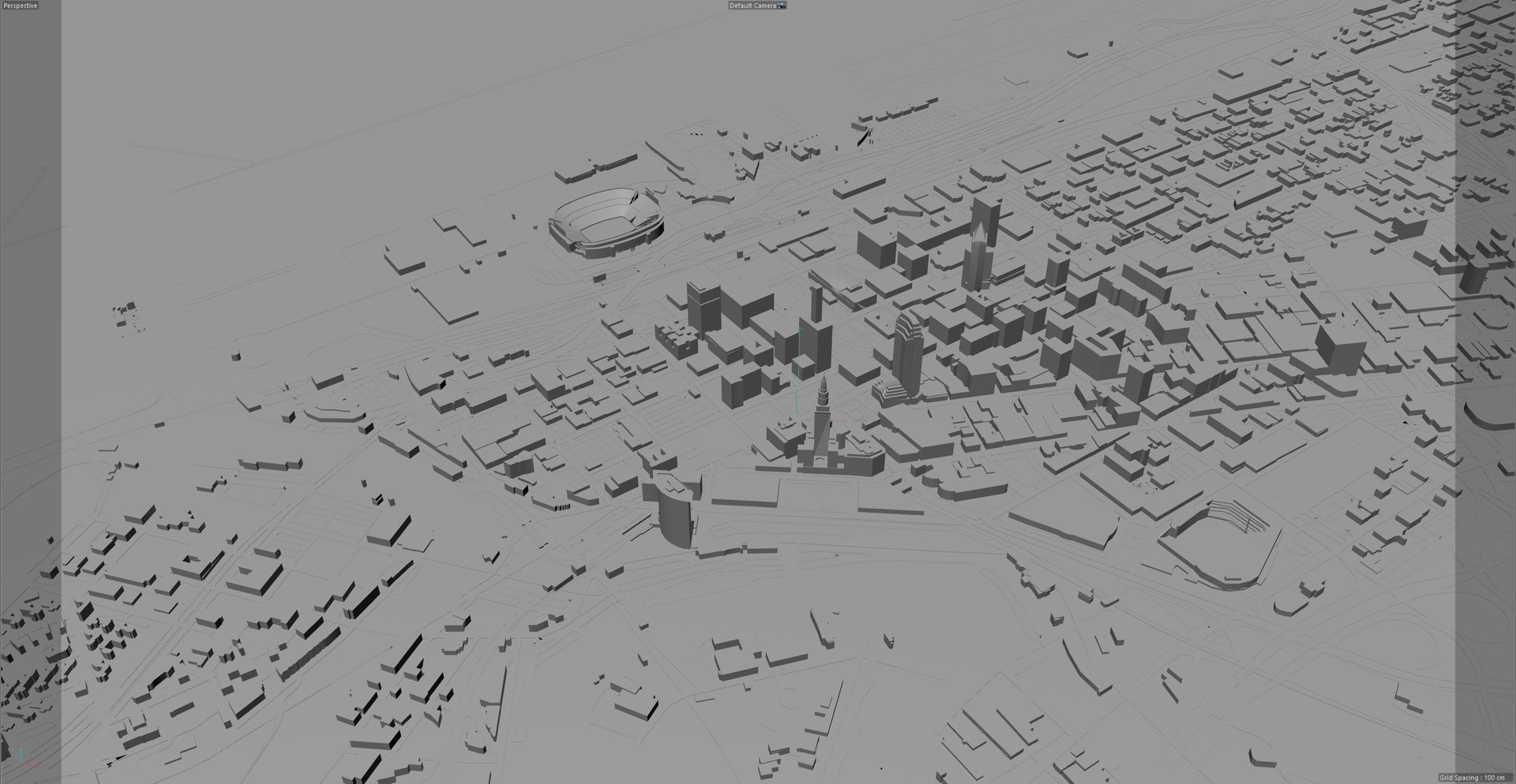 Cleveland Downtown Ohio USA 3D Model - TurboSquid 1988748