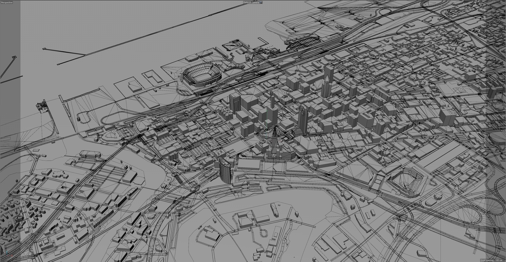 Cleveland Downtown Ohio USA 3D Model - TurboSquid 1988748