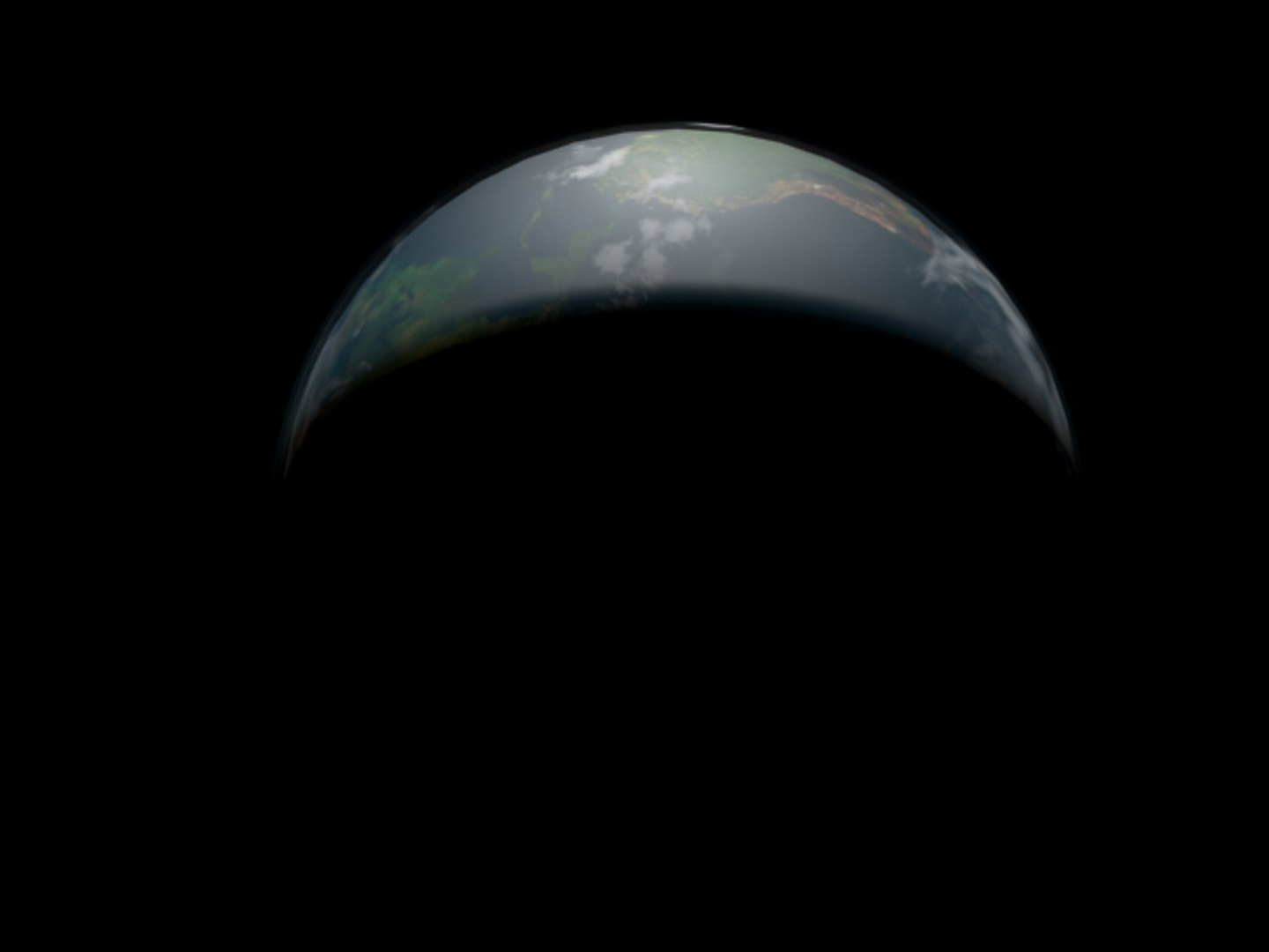 3d home earth lights model