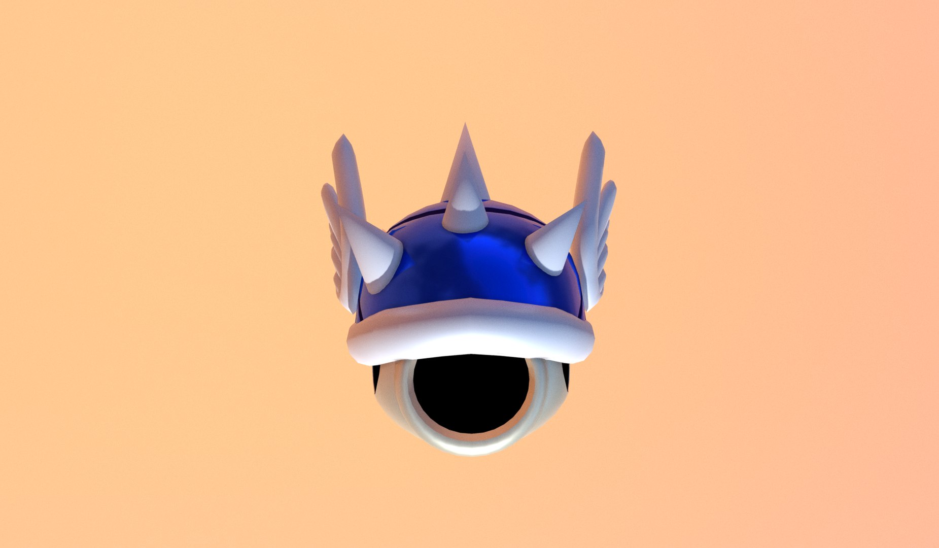 Free Shell Blue 3D Model - TurboSquid 1308258