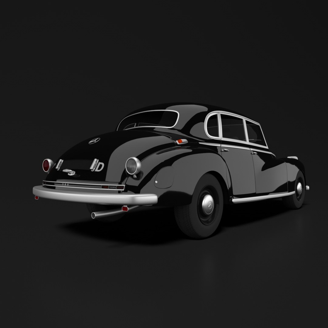 Mercedes-Benz 300 W186 3D Model - TurboSquid 2350708