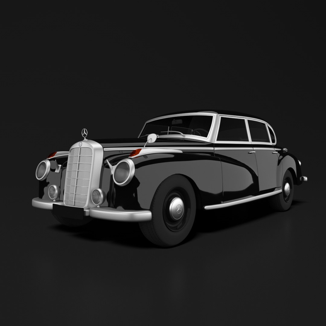 Mercedes-Benz 300 W186 3D Model - TurboSquid 2350708