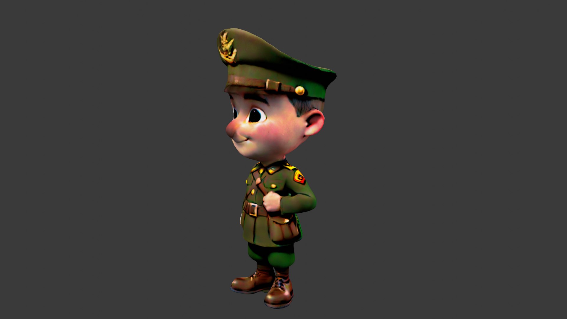 3D World War II Soldier Model - TurboSquid 2127008