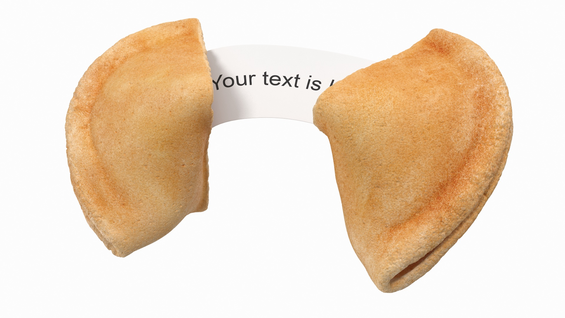 Open Fortune Cookie Message 3D Model - TurboSquid 1528503