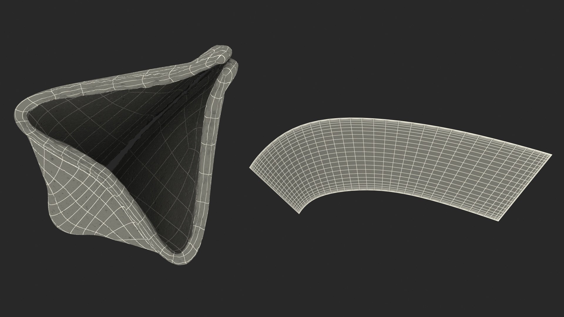 Open fortune cookie message 3D model - TurboSquid 1528503