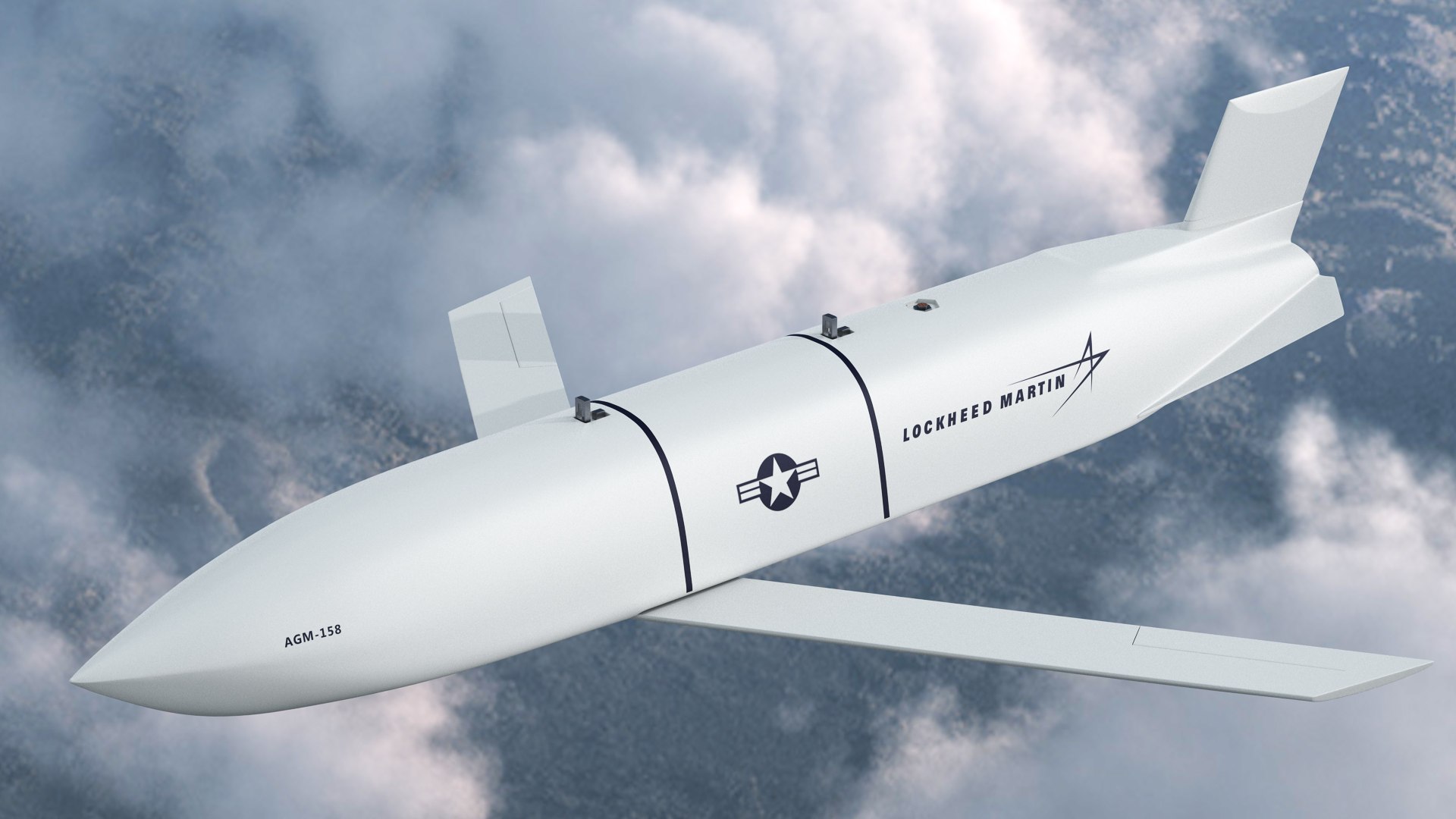 3D Cruise Missile AGM 158 JASSM Rigged - TurboSquid 1715340