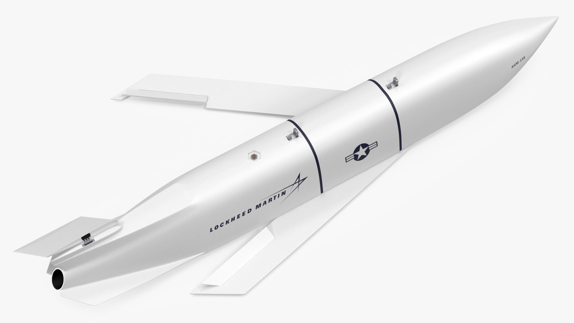 3D Cruise Missile AGM 158 JASSM Rigged - TurboSquid 1715340