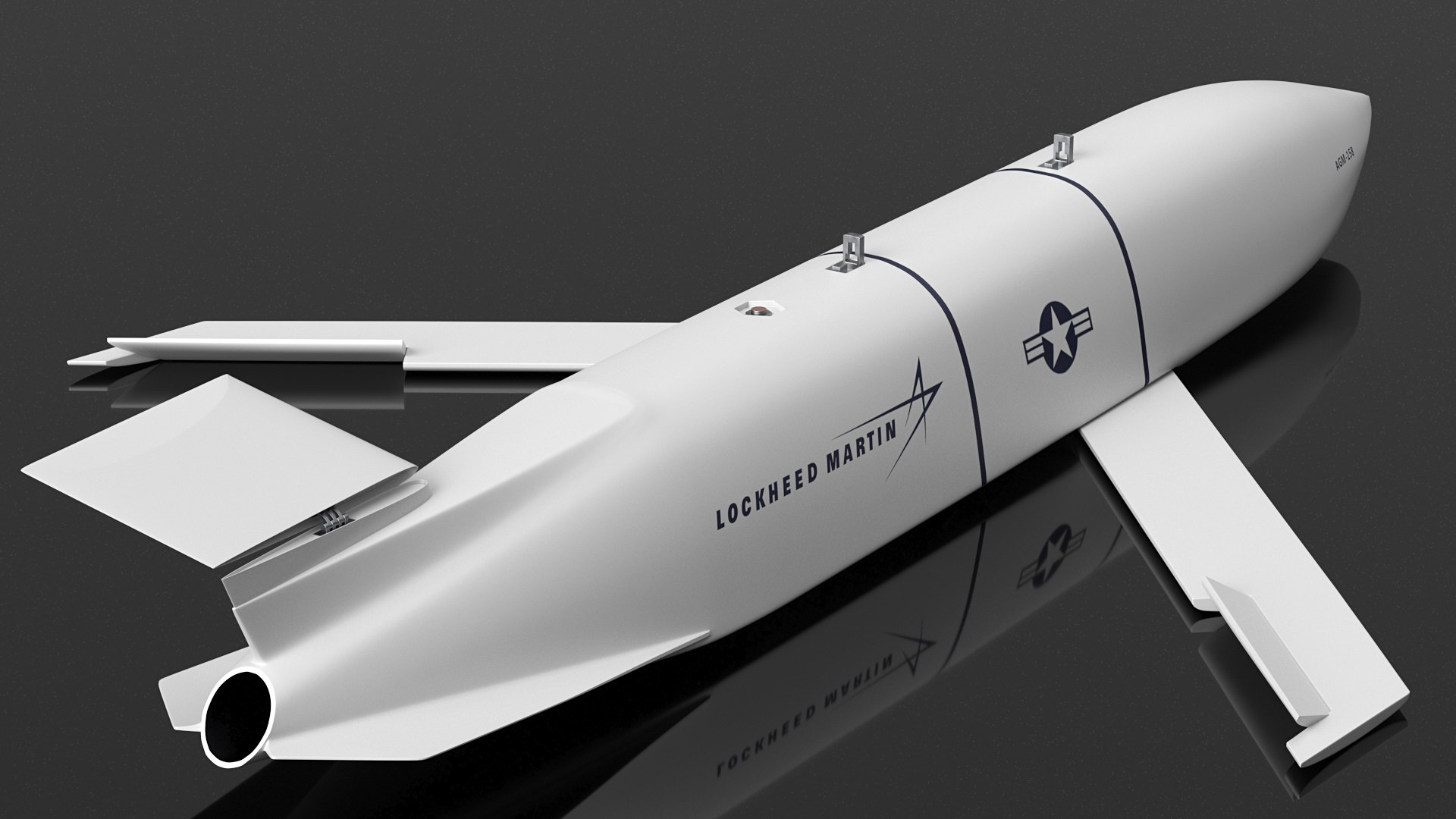 3D Cruise Missile AGM 158 JASSM Rigged - TurboSquid 1715340