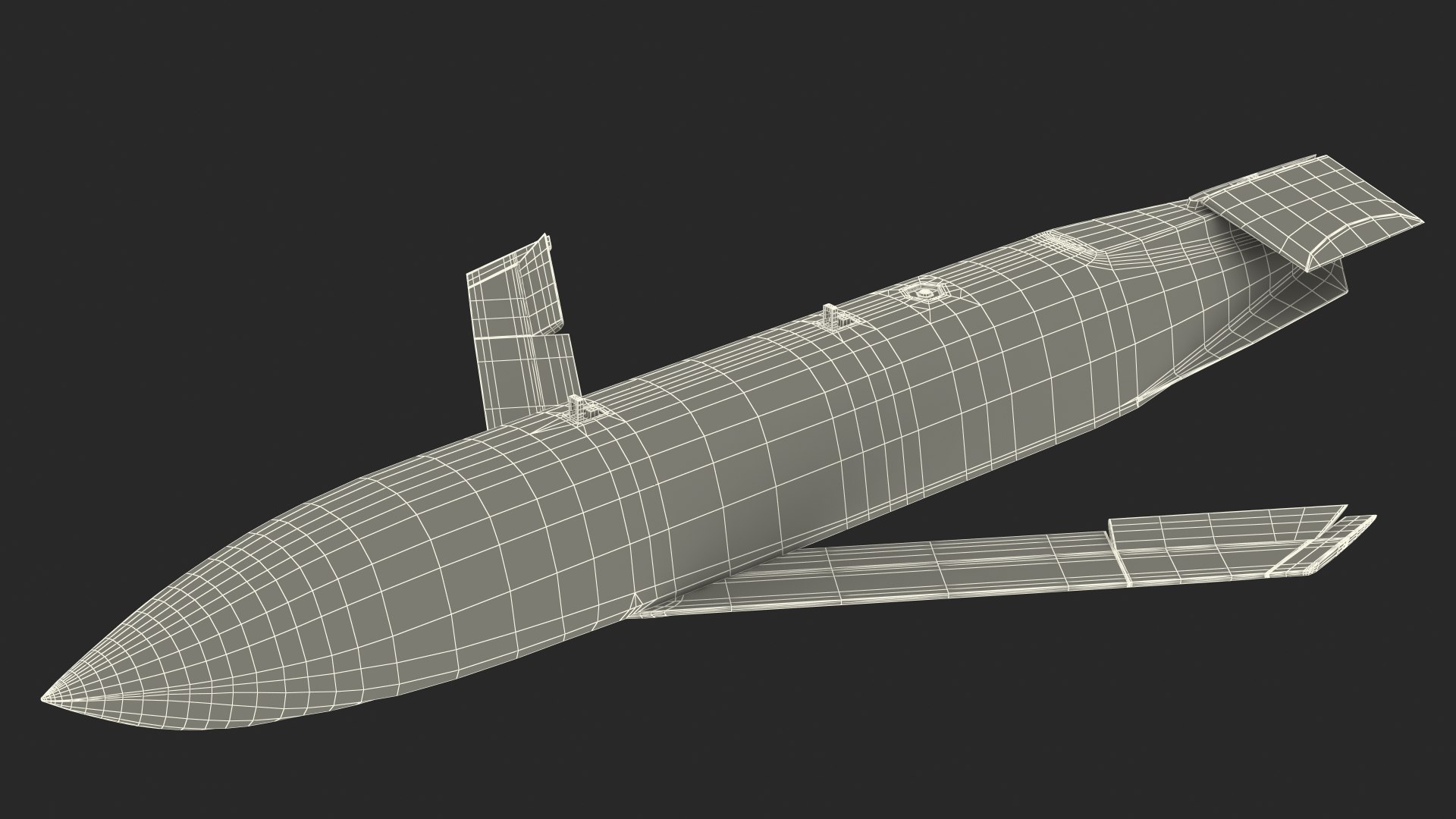 3D Cruise Missile AGM 158 JASSM Rigged - TurboSquid 1715340