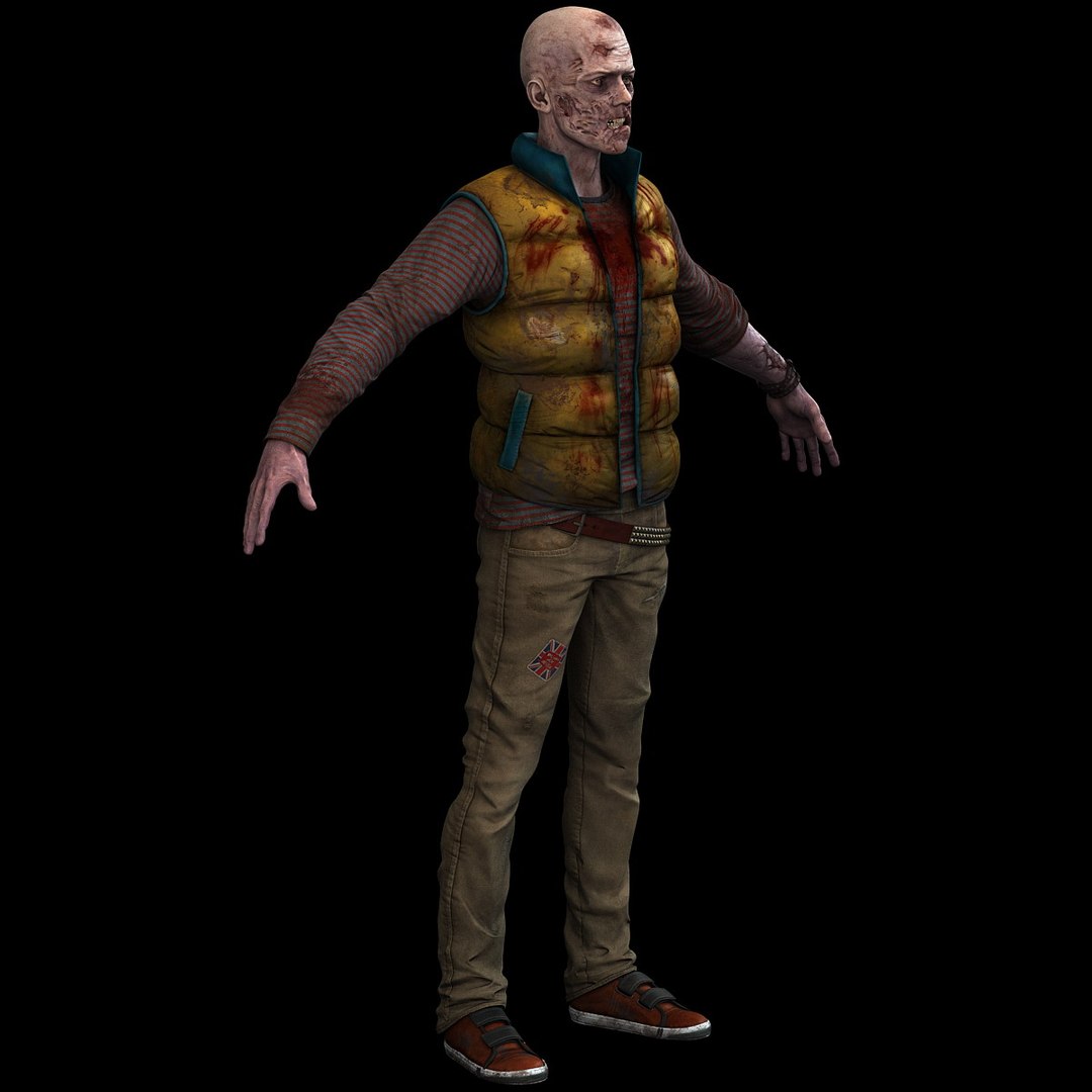 3d zombie monster creature model