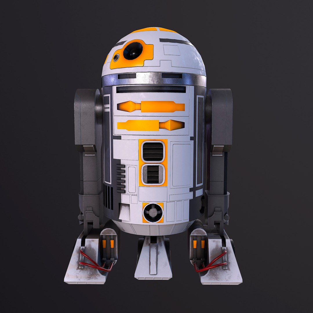 RD3 Star Wars Low Poly Low-poly 3D Model - TurboSquid 2120873