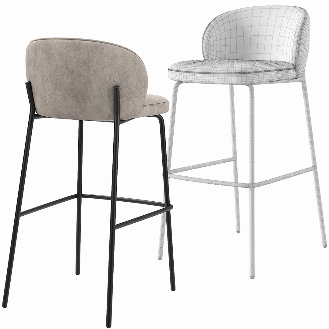 Princeton BoConcept Bar Stool Model - TurboSquid 2018981