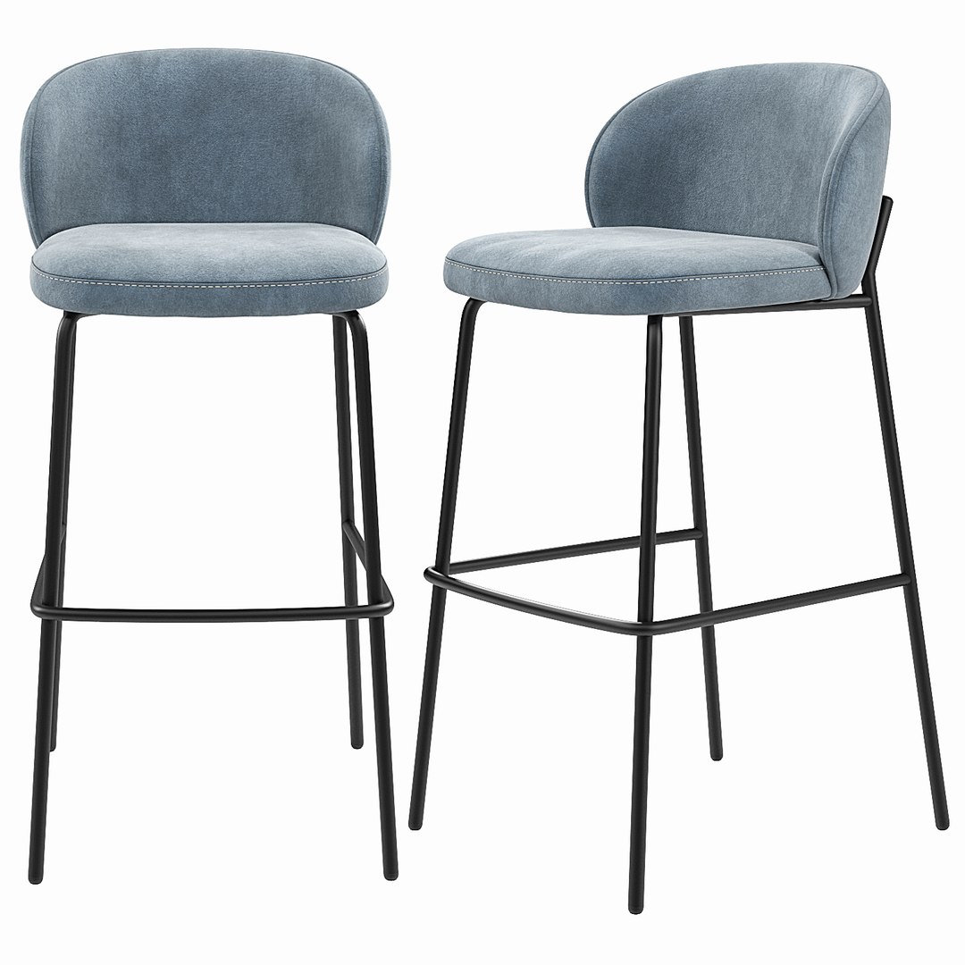 Princeton BoConcept Bar Stool Model - TurboSquid 2018981