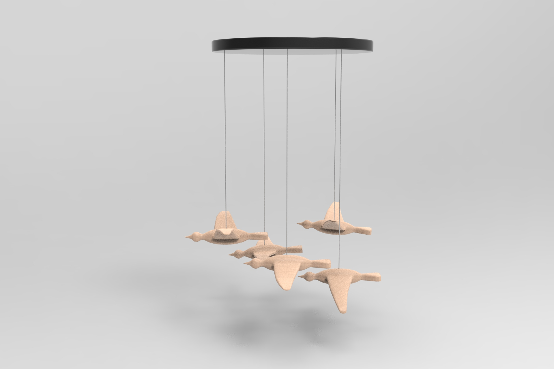 3D model Hanging Birds - TurboSquid 1771787