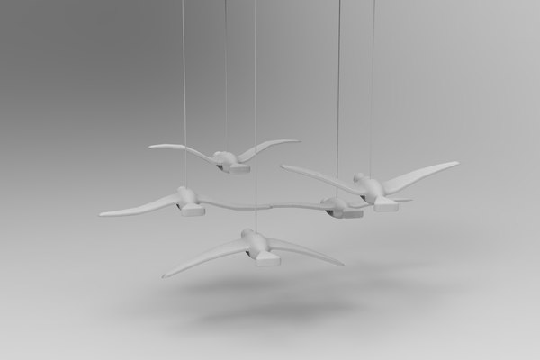 3D model Hanging Birds - TurboSquid 1771787