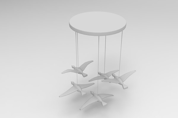 3D model Hanging Birds - TurboSquid 1771787