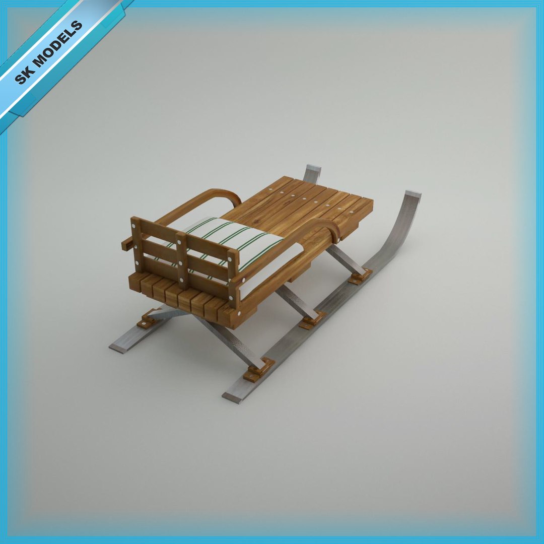 3d Model Snow Sledge