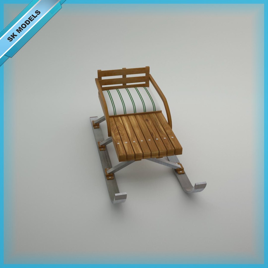 3d Model Snow Sledge