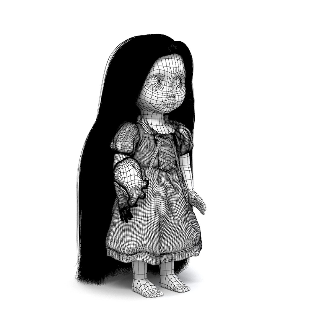 3ds Max Rapunzel
