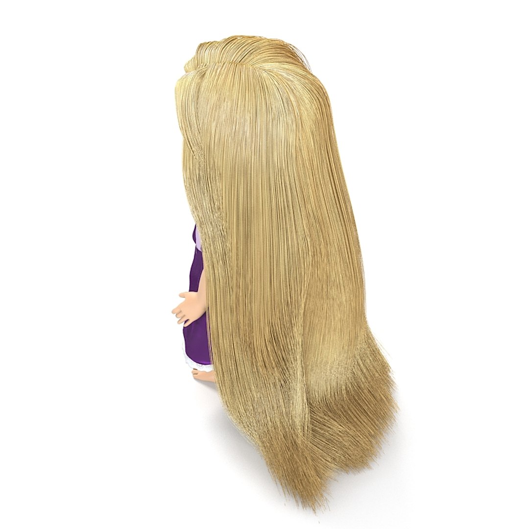 3ds Max Rapunzel