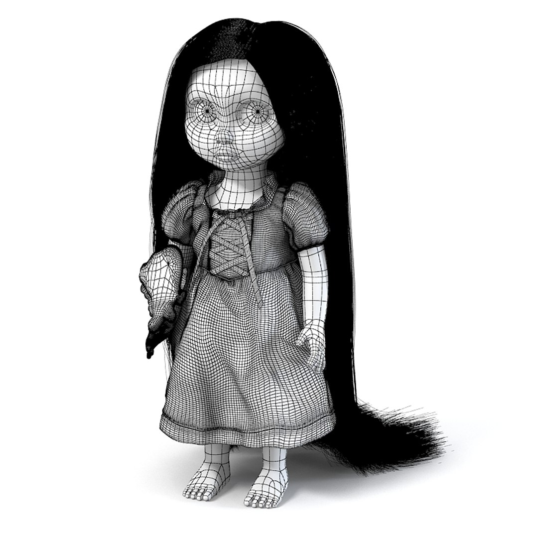 3ds Max Rapunzel