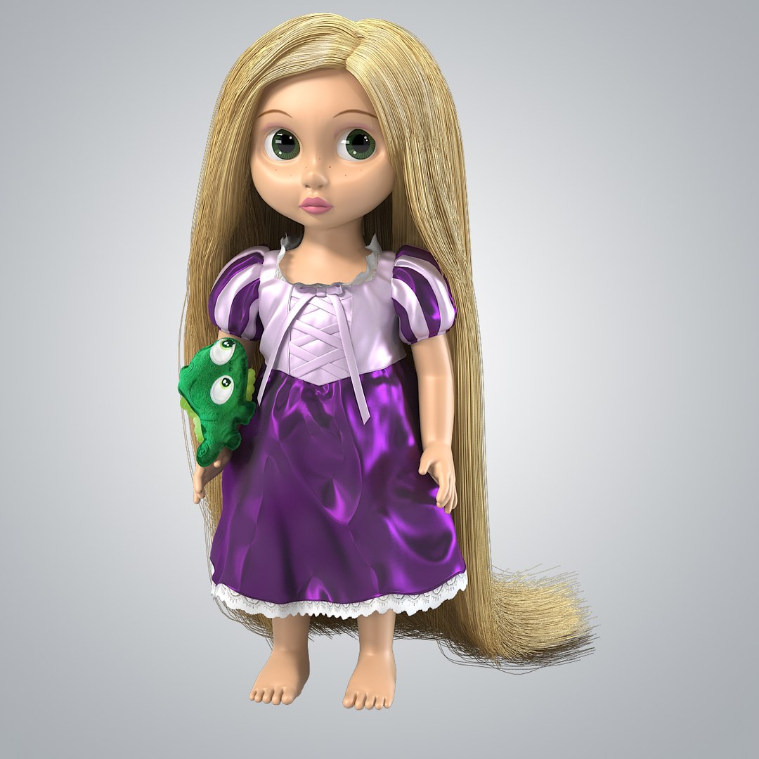 3ds Max Rapunzel
