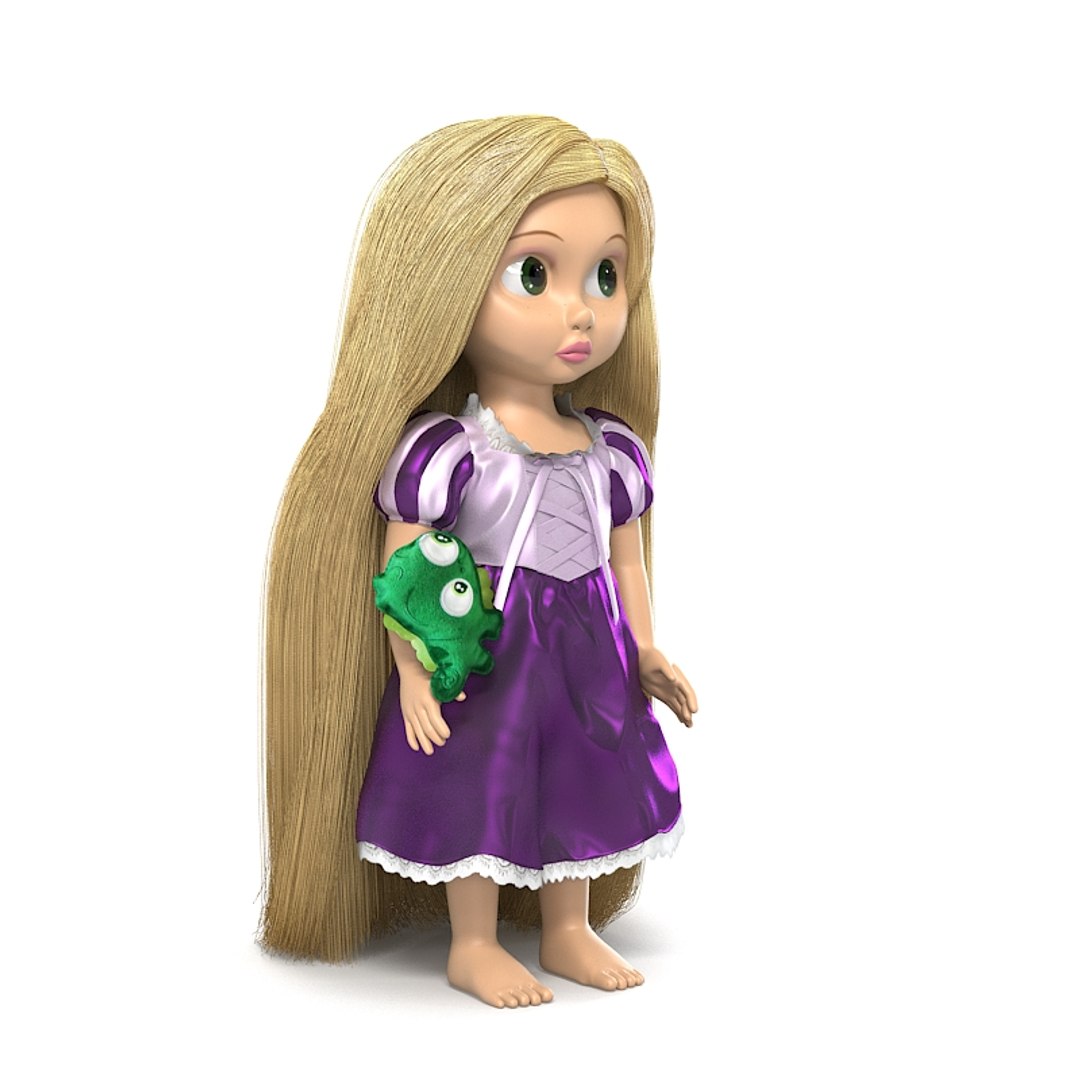 3ds Max Rapunzel