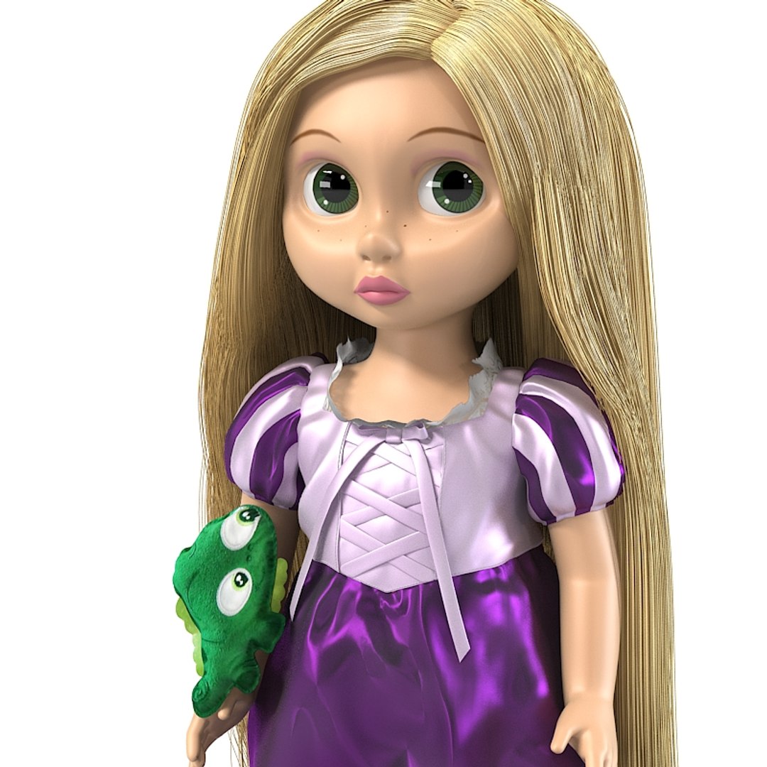 3ds Max Rapunzel