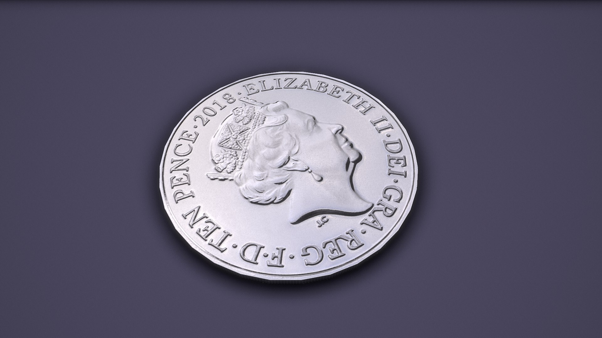 Uk Coin 3D Model - TurboSquid 1620866