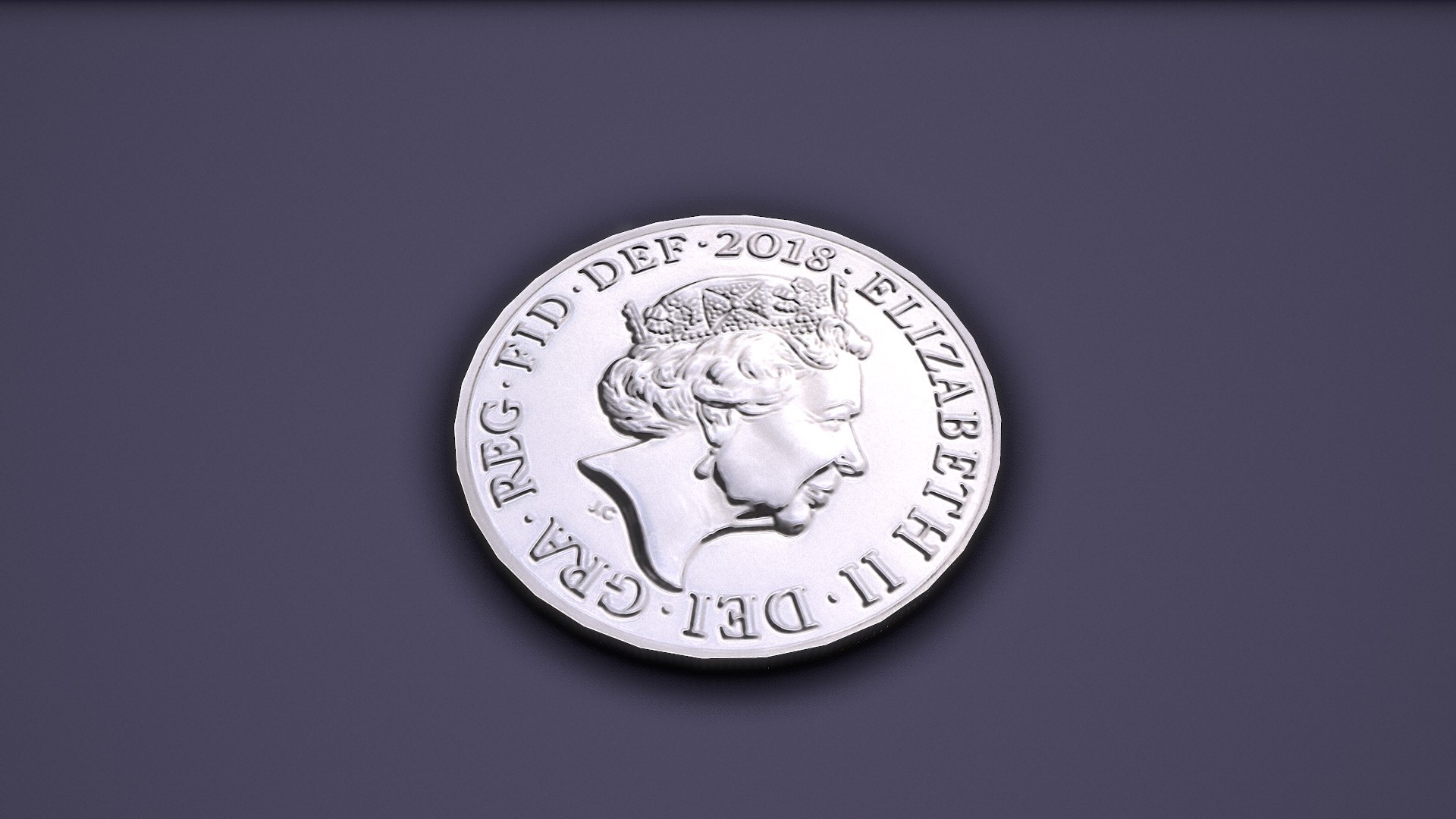 Uk Coin 3D Model - TurboSquid 1620866