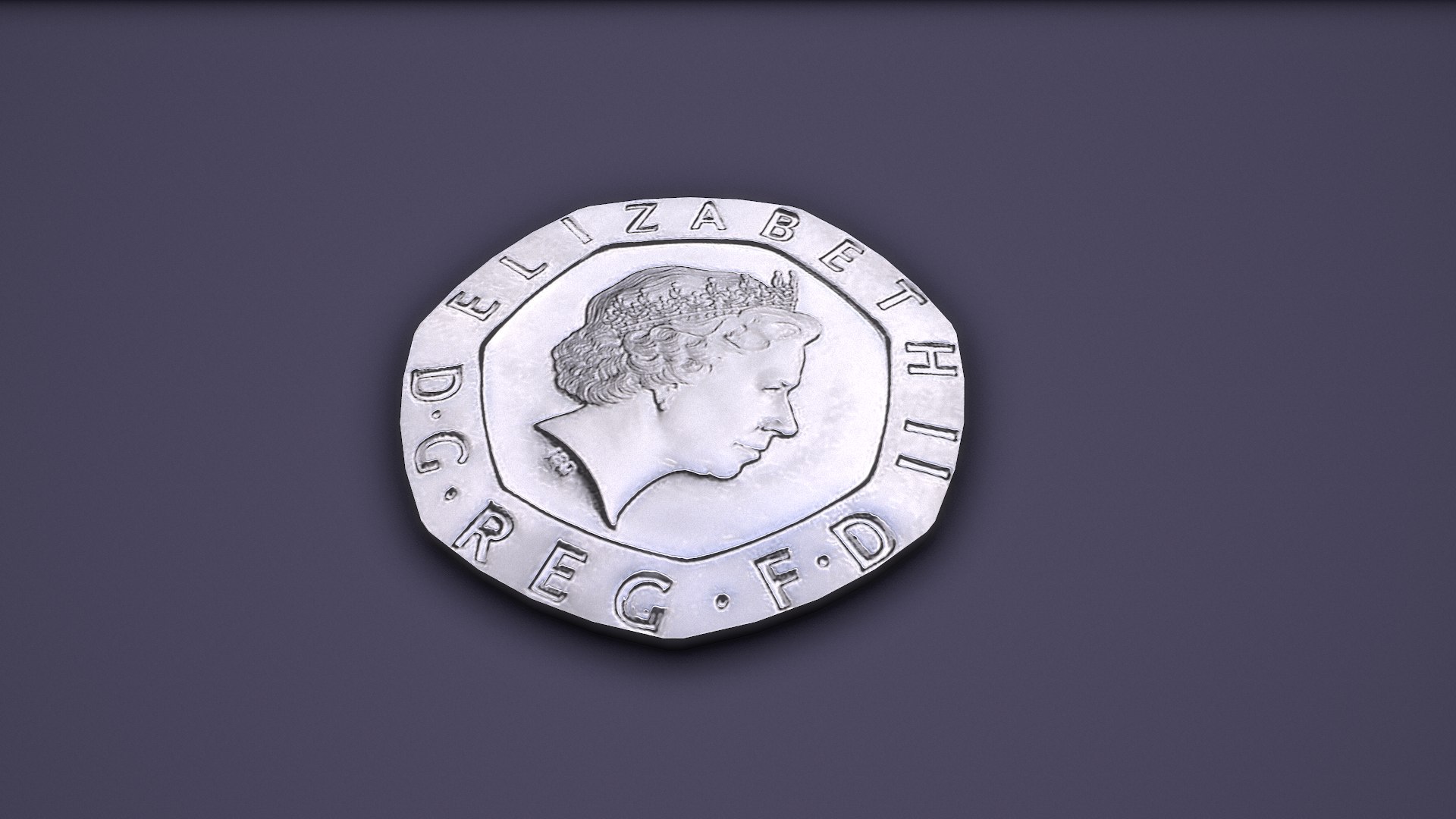 Uk Coin 3D Model - TurboSquid 1620866
