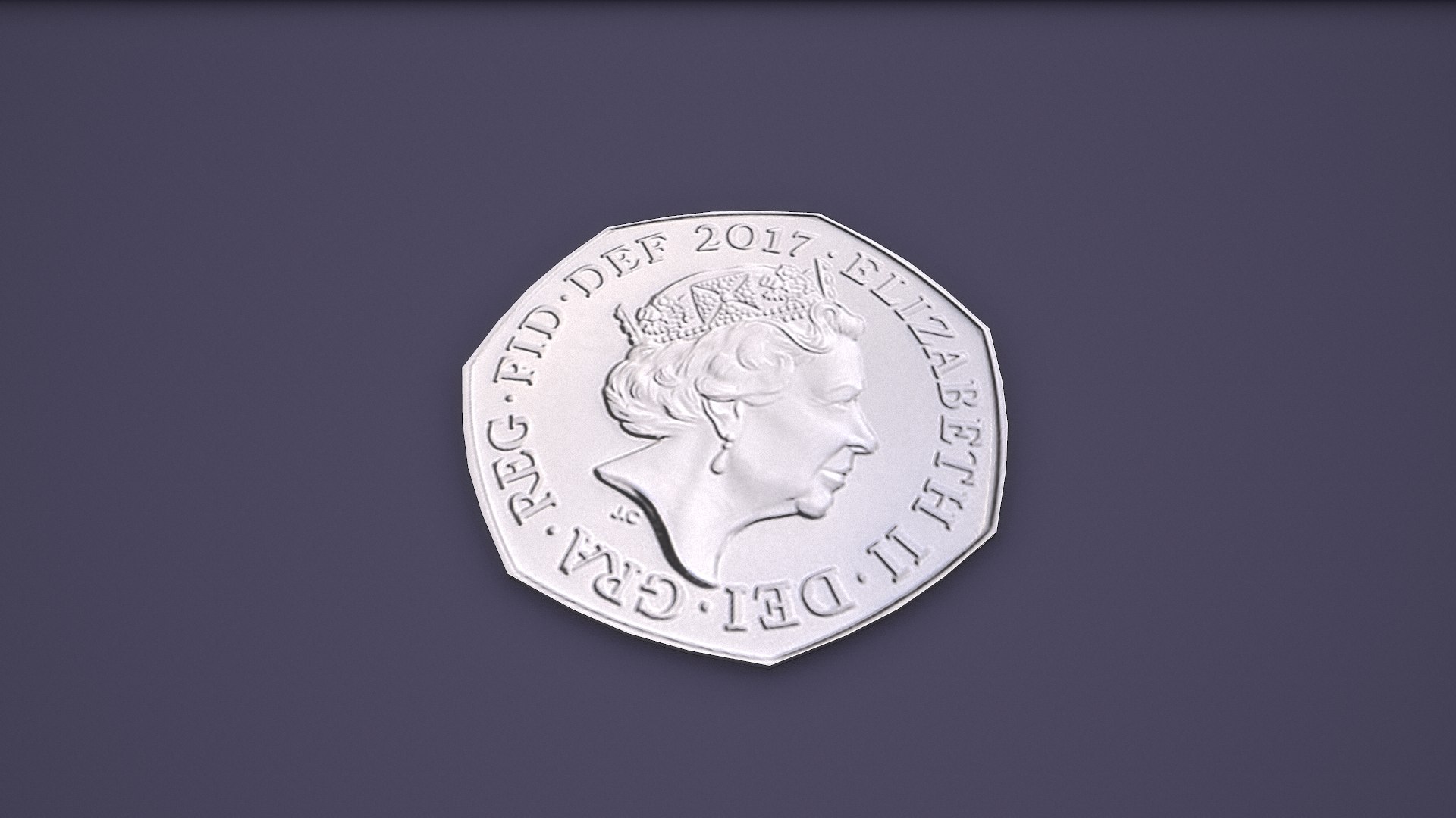 Uk Coin 3D Model - TurboSquid 1620866