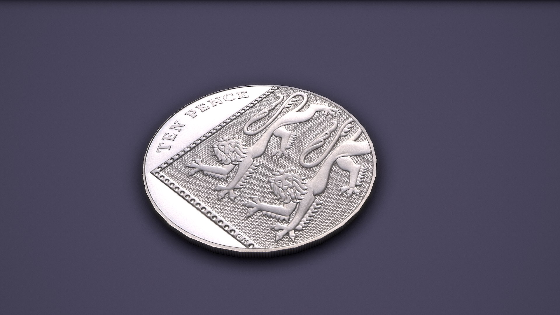 Uk Coin 3D Model - TurboSquid 1620866