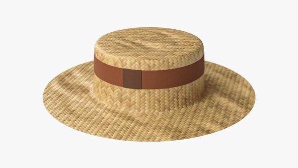 modelo 3d Straw Sun Hat PBR - TurboSquid 1899593