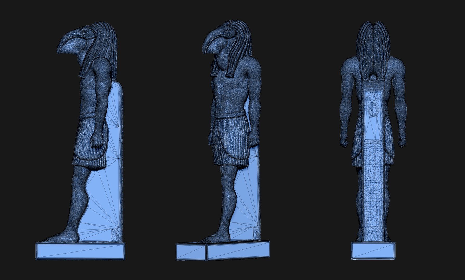 3D God Toth Figurine - Ancient Egipt - 5000bc 3D Print Model Model ...