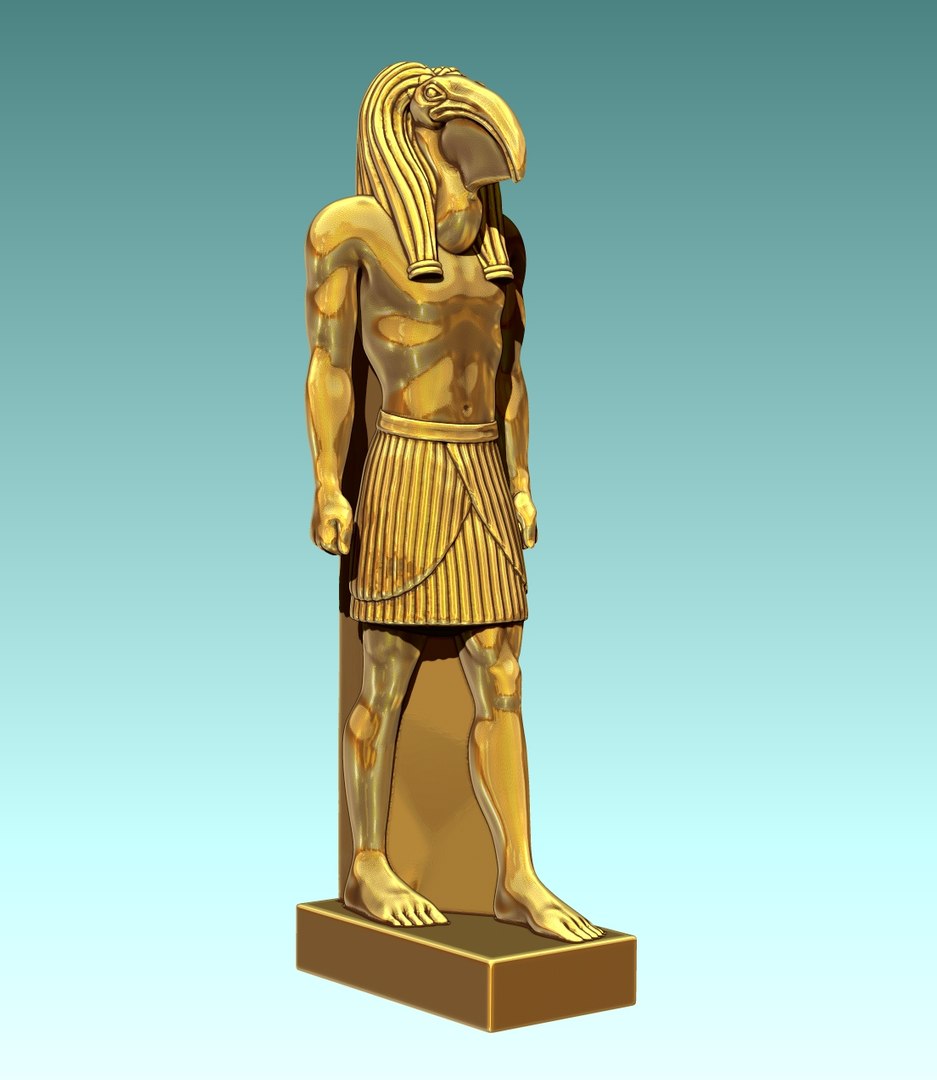 3D God Toth Figurine - Ancient Egipt - 5000bc 3D Print Model Model ...