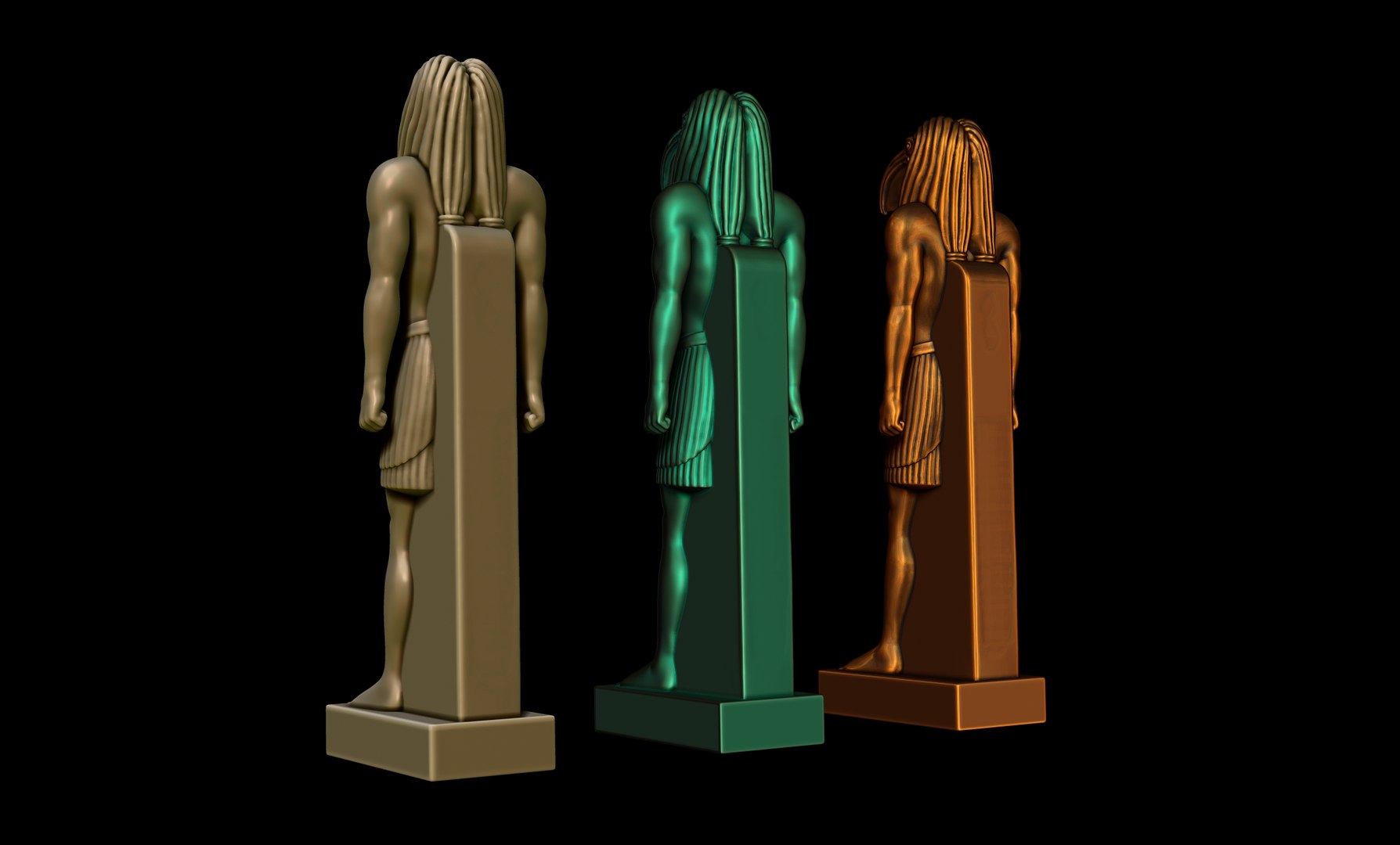 3D God Toth Figurine - Ancient Egipt - 5000bc 3D Print Model Model ...