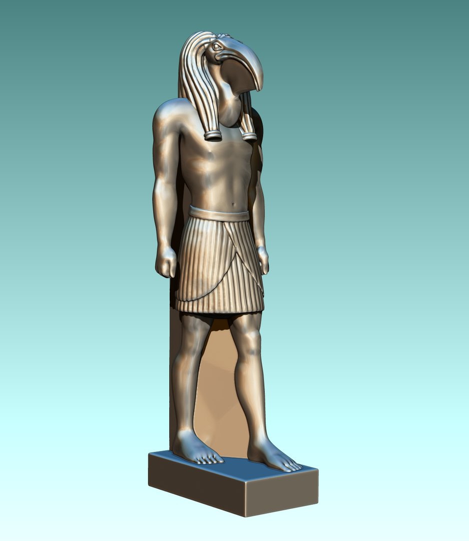 3D God Toth Figurine - Ancient Egipt - 5000bc 3D Print Model Model ...
