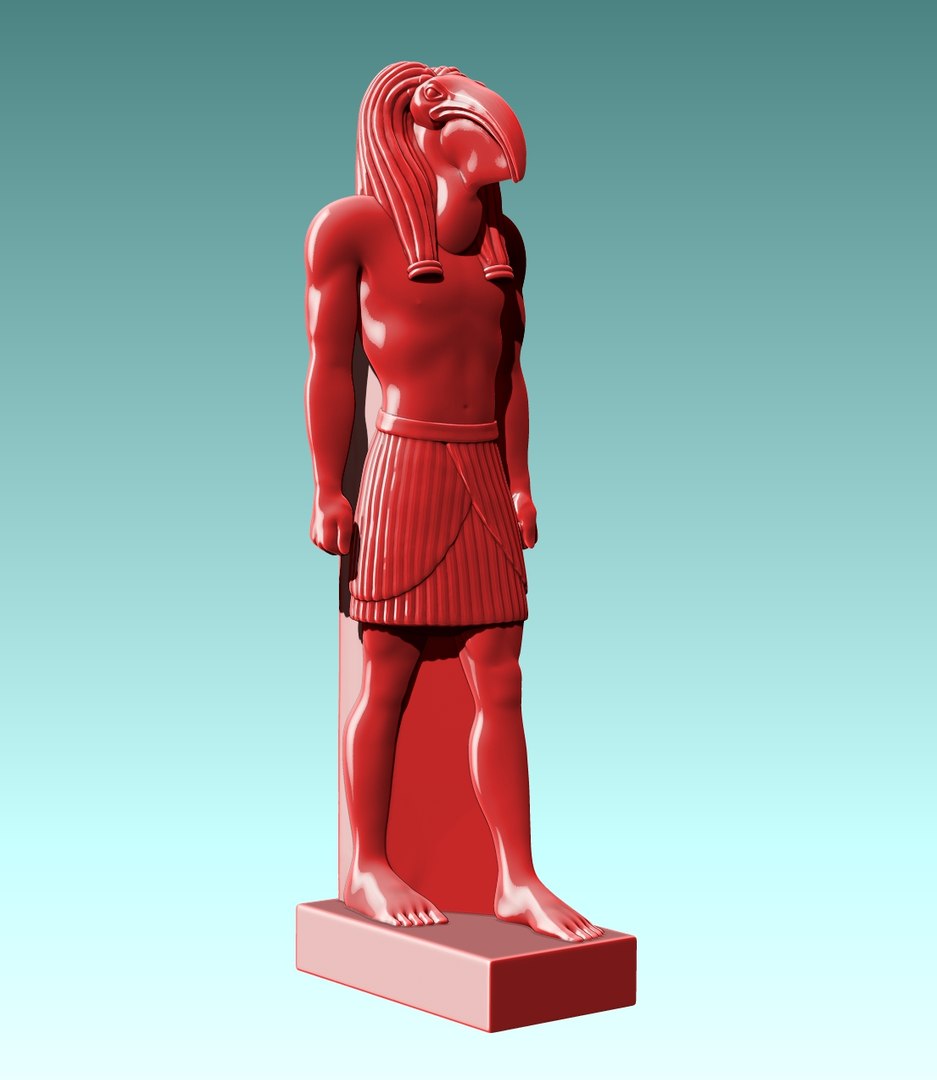 3D God Toth Figurine - Ancient Egipt - 5000bc 3D Print Model Model ...