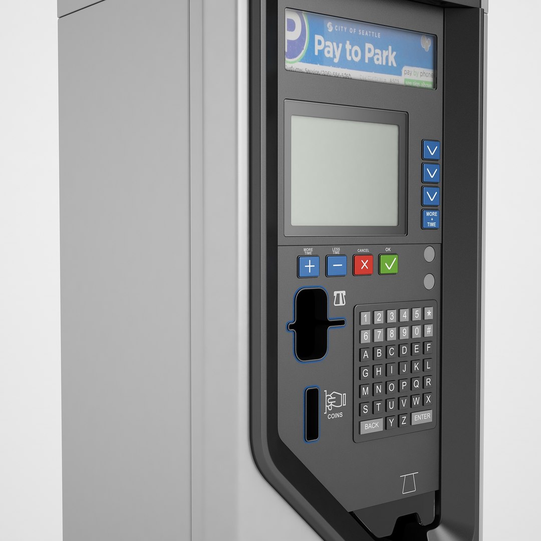 Seattle Parking Meter Obj