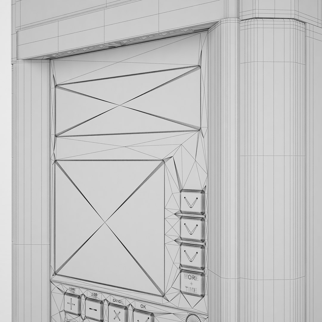 seattle parking meter obj