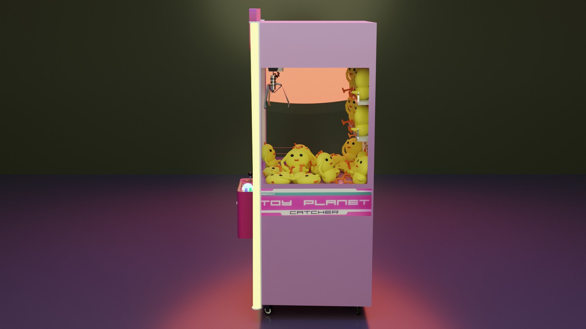 Toy Planet Claw Machine 3D Model - TurboSquid 2118522