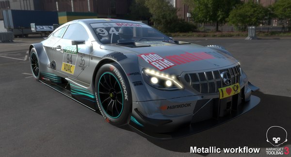 Mercedes-amg c63 dtm season model - TurboSquid 1310069